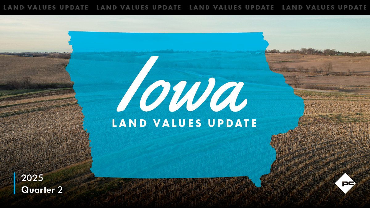 Iowa Land Values Update | 2025 Quarter 2