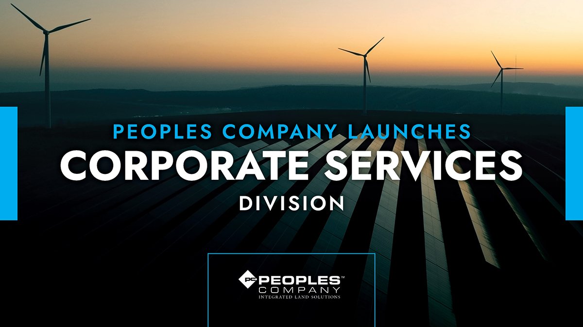 Peoples Company Expands with Corporate Services Division